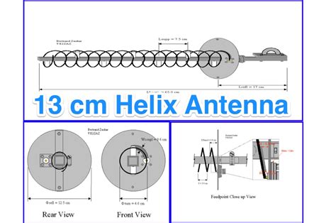 13 Cm Helix Antenna Helix Antennas The Dxzone