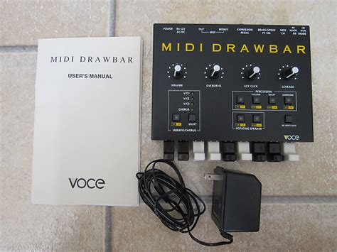 Voce Midi Drawbar Controller 30 Reverb