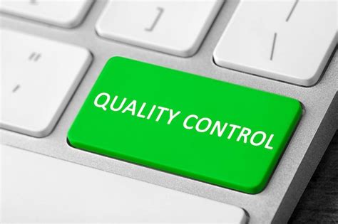 Premium Photo Quality Control Button On Modern Computer Keyboard Closeup