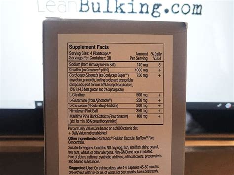 Performance Lab Pre Workout Review