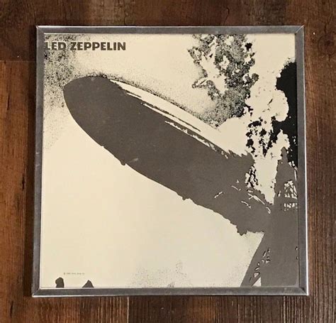 Led Zeppelin Mirror Barry Imhoff Productions 1st Album Rare And Unique 1969 1871078243