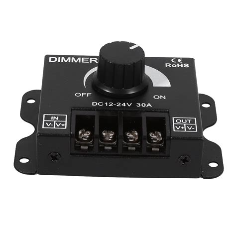 LED Dimmer DC V V Dimmer Knob Strip LED Dimmer LED Dimmer Switch PWM Dimming Controller