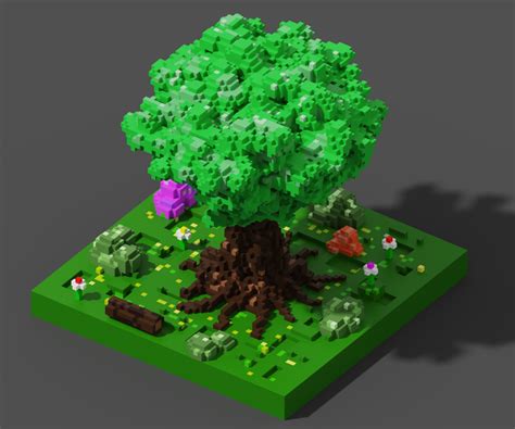 Voxel Terrain CGTrader