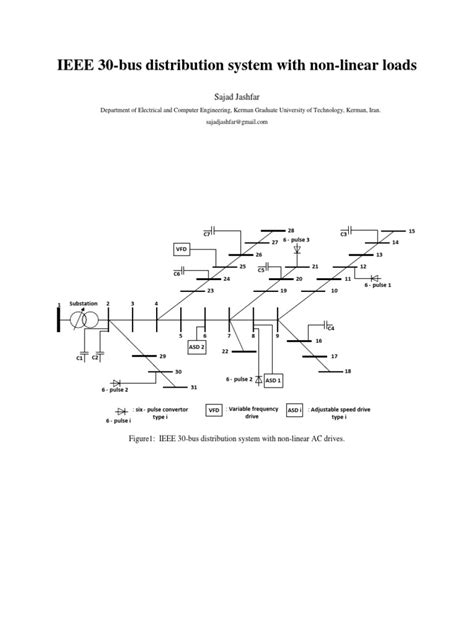 Ieee 30 Bus Distribution System Power Engineering Electronic