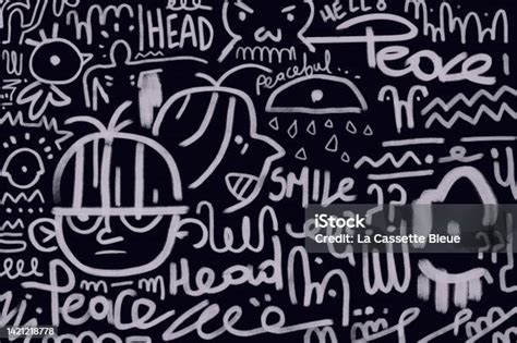 단어 초상화 및 텍스트로 도시 그리기 작품을 낙서하십시오 마커와 흰색 그림 느낌 거리 예술에 대한 스톡 벡터 아트 및 기타 이미지 거리 예술 그래피티 길거리 스타일