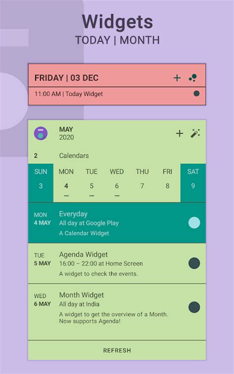 Android 용 Everyday Calendar Widget Apk 다운로드
