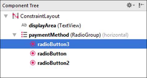 Android Radio Buttons And Radio Groups