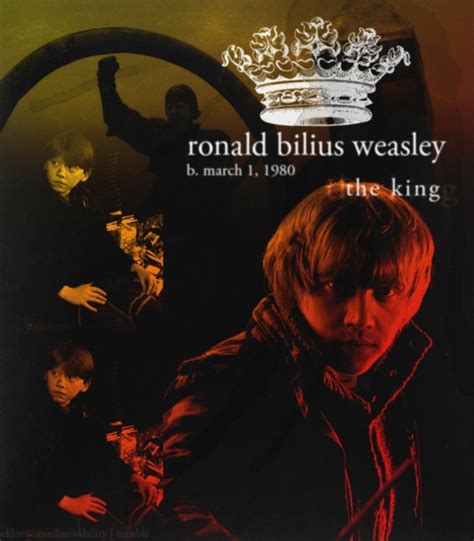 Ronald Billious Weasley Ronald Weasley Weasley Ron Weasley