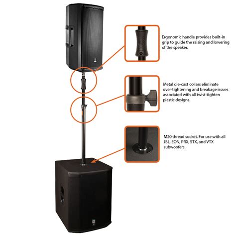 JBL Gas Assist Speaker Pole