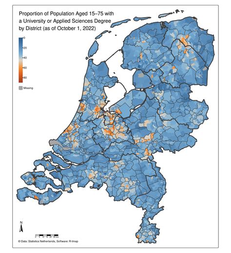 Tmap Example Choropleth Netherlands • Tmap
