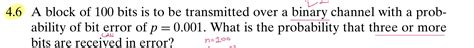 Solved 46 ﻿a Block Of 100 ﻿bits Is To Be Transmitted Over A