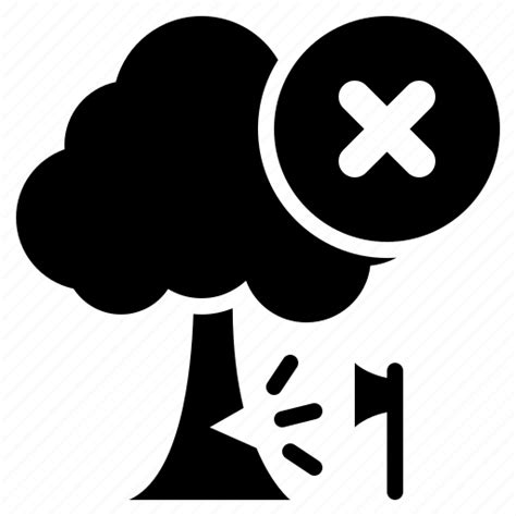 Tree Incorrect Prohibit Icon Download On Iconfinder