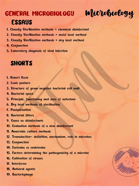 Microbiology Imp Qstns New Pattern Pdf Immune System Infection