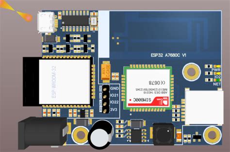 Kit Wifi Esp32 A7680c 4g Có Gọi Volte Ahtlab
