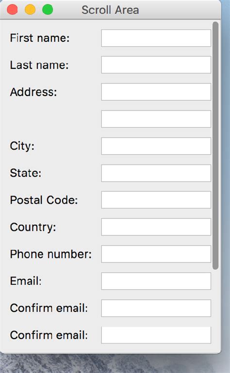 Scroll Area Example — Enaml 0190rc3dev1gf99a51053 Documentation
