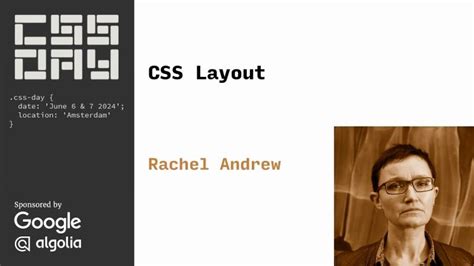 my talk from css day is now available on youtube rachel andrew