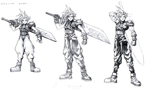 The Iconic Final Fantasy Art Of Tetsuya Nomura Kotaku Final Fantasy