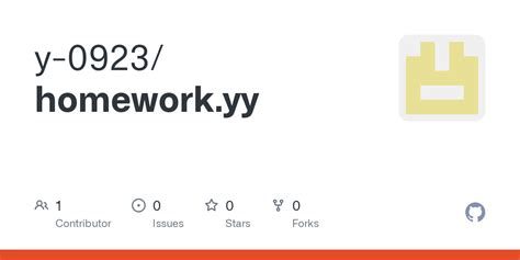 homework yy 第二周作业 at main · y 0923 homework yy · github