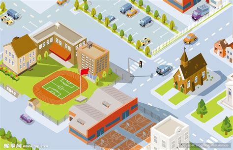 卡通社区设计图卡通设计广告设计设计图库昵图网