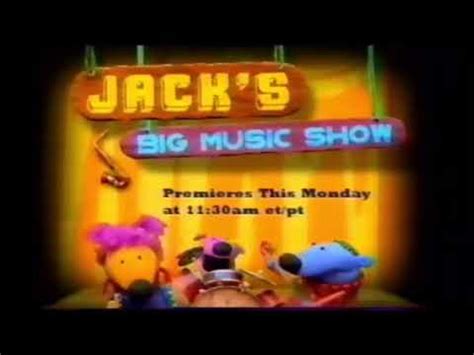 Noggin Jacks Big Music Show This Monday 2005 Youtube