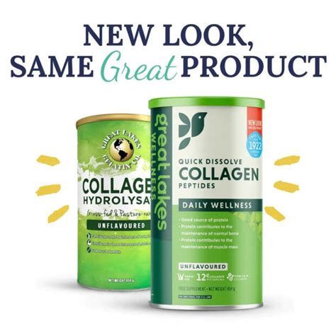 Great Lakes Unflavoured Collagen 454g - Totally Healthful