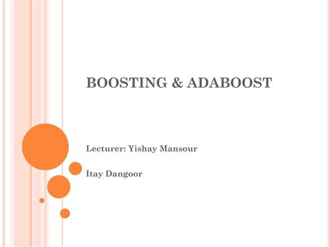 Ppt Boosting And Adaboost Powerpoint Presentation Free Download Id