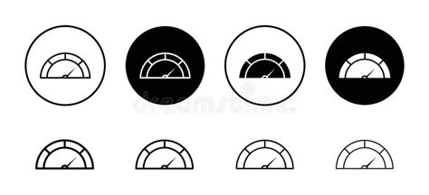 Performance Indicator Icon Vector Set Collection For Web Stock Vector Illustration Of High