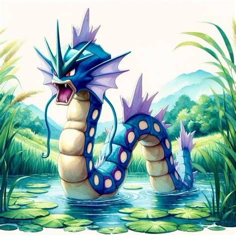 Gyarados Pokemon Gyarados Gyrados Pokemon Pokemon Fan Art