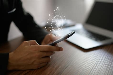 Premium Photo Control Work Command With Artificial Intelligence Ai Droid Robot And Cyborg System