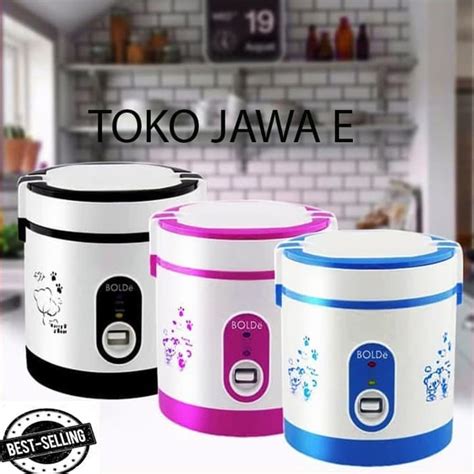 Jual Bolde Super Cook Rice Cooker Mini Isi 0 6 Liter 100 Original