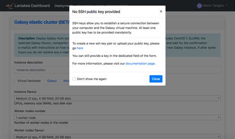 Create Ssh Keys — Laniakea 200 Documentation