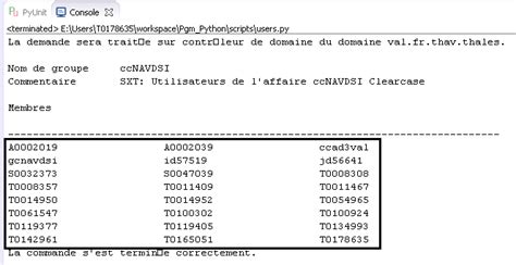 Python X Récupérer le contenu de la console Python