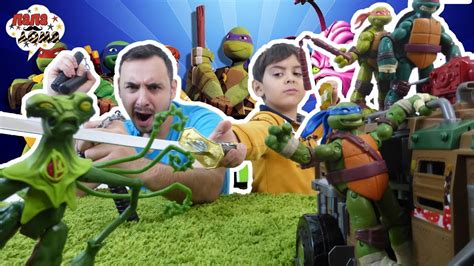 СУПЕР НИНДЗЯ ЧЕРЕПАШКИ Папа Роб и Ярик боевые приключения Сборник 13 Youtube