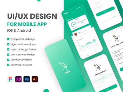 custom mobile app ui ux in figma app ui design ui ux designer upwork