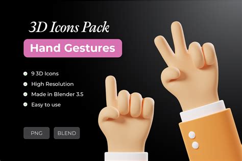 Premium 3d Hand Gestures 3d Illustration Pack From Sign And Symbols 3d Illustrations