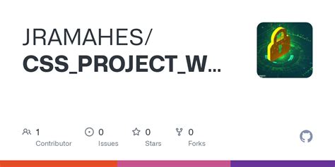 github jramahes css project web