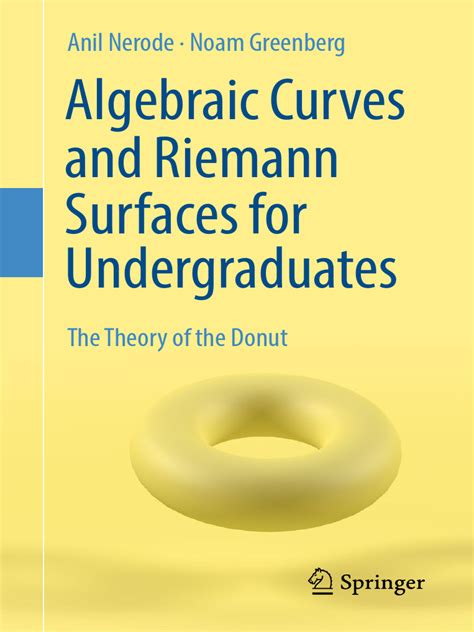 Algebraic Curves And Riemann Surfaces Pdf Curve Complex Number