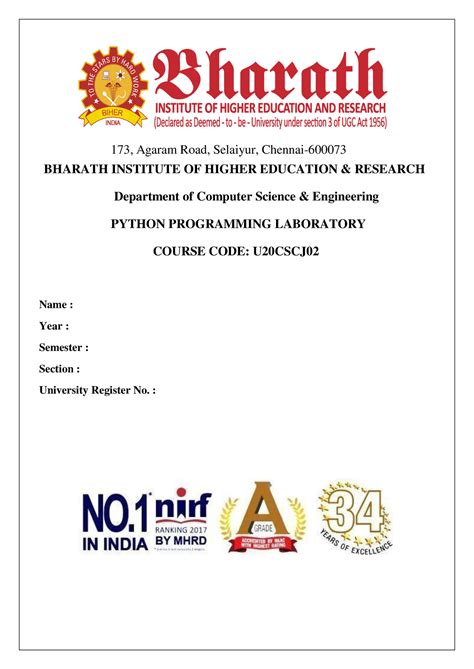 Python Record U20cscj02 Exp 1 15 173 Agaram Road Selaiyur Chennai