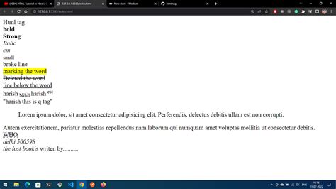 Html Tags Harishseervi Medium
