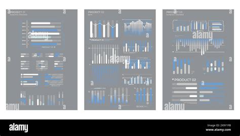 Business Elements Charts In Color Finance Charts Stock Vector Image