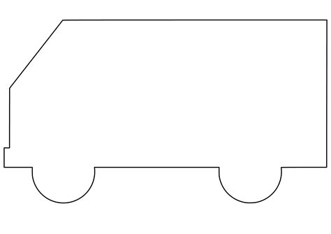 Shape Of Van Free Printable Papercraft Templates