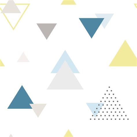 Premium Vector Modern Abstract Triangle Seamless Pattern