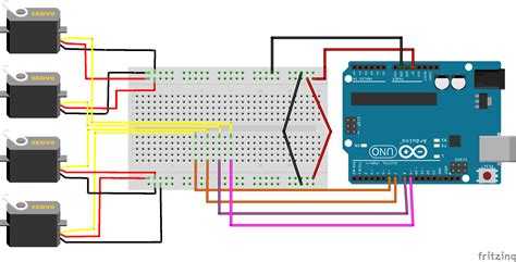 Montaje Arduino Y Servo Motores Arduino Bar Chart Map Quick Motors Location Map Bar Graphs