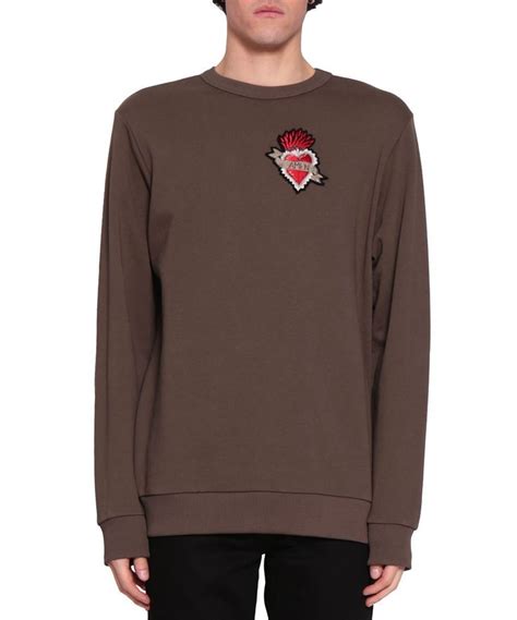 Amen Embroidered Cotton Sweatshirt In Verde Modesens