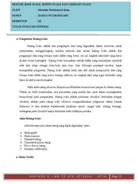 Detail Contoh Rating Scale Koleksi Nomer 41 Detail Contoh Rating Scale Koleksi Nomer 41