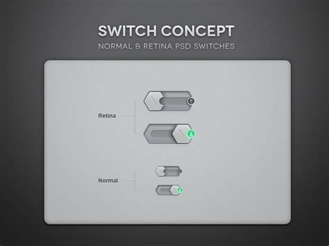 Psd Toggle Switch UI Pixeden Club