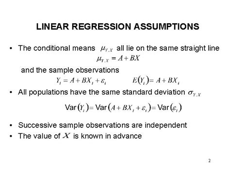 Lesson 24 Inferences Using Regression Outline Assumptionspitfalls In