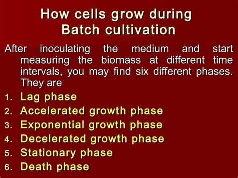 Batch Fed Batch Continuous Cultivation Ppt Biological Sciences Science