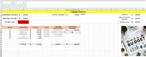 Automate Your Budget With Automatic Budget Tracker Excel Excel Budget Template Budget Planner