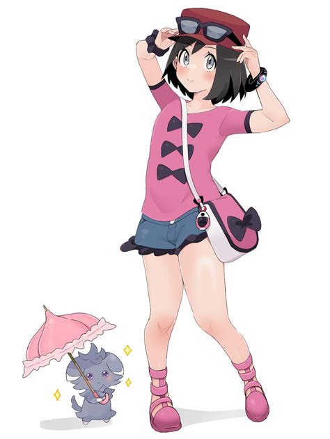 Calem Shauna And Espurr Pokemon And More Drawn By Sana Pisana Danbooru